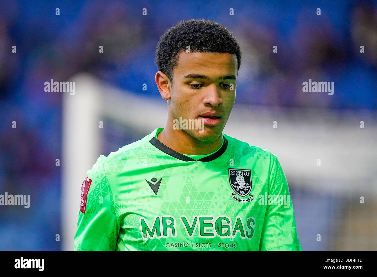Sheffield Wednesday goalkeeper Pierce Charles during the Emirates FA ...