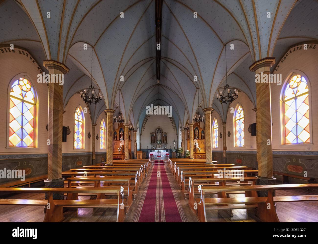 Catholic Inmaculada Concepcion church in Frutillar, Chile Stock Photo ...