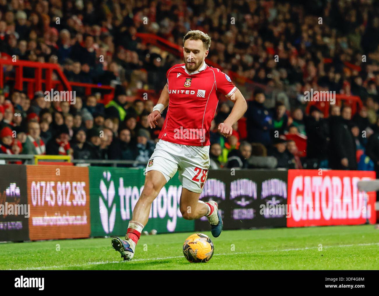 Wrexham, Wales, 9th January 2026. Sam Smith of Wrexham during the ...