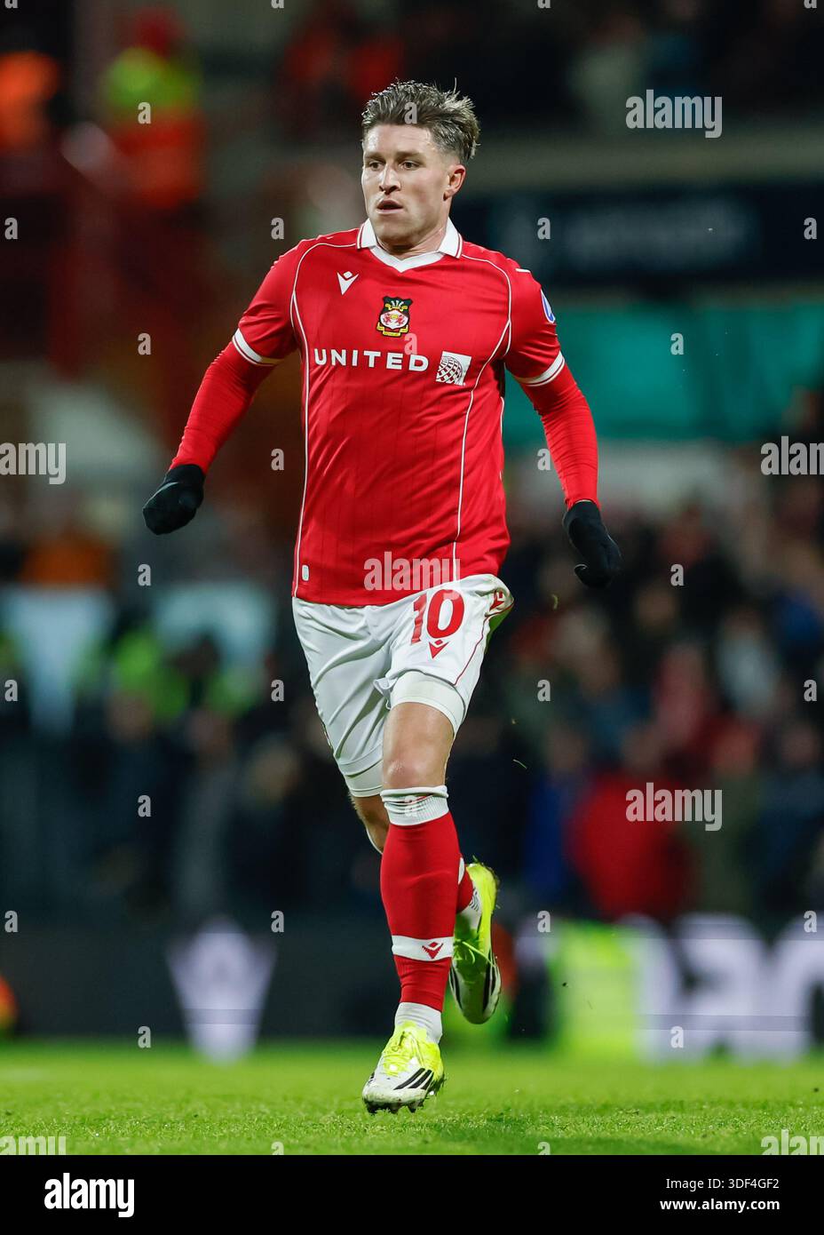 Wrexham, Wales, 9th January 2026. Josh Windass of Wrexham during the ...