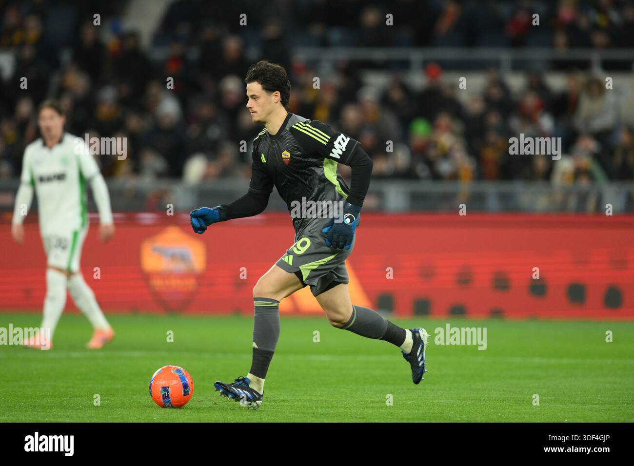 Olimpico Stadium, Rome, Italy - Mile Svilar of AS Roma during Serie A ...