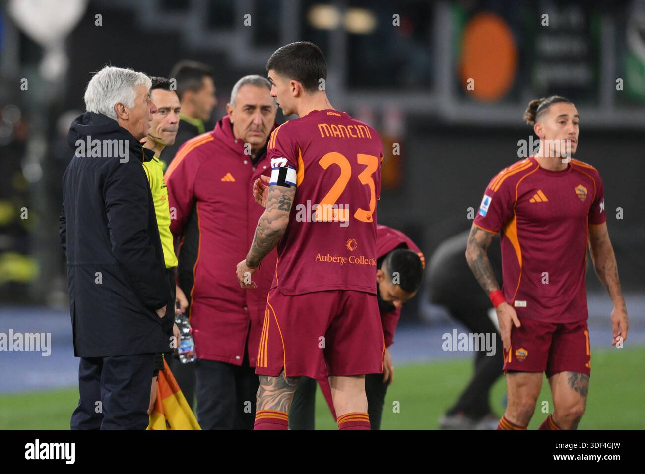 Olimpico Stadium, Rome, Italy - Giampiero Gasperini head coach of AS ...