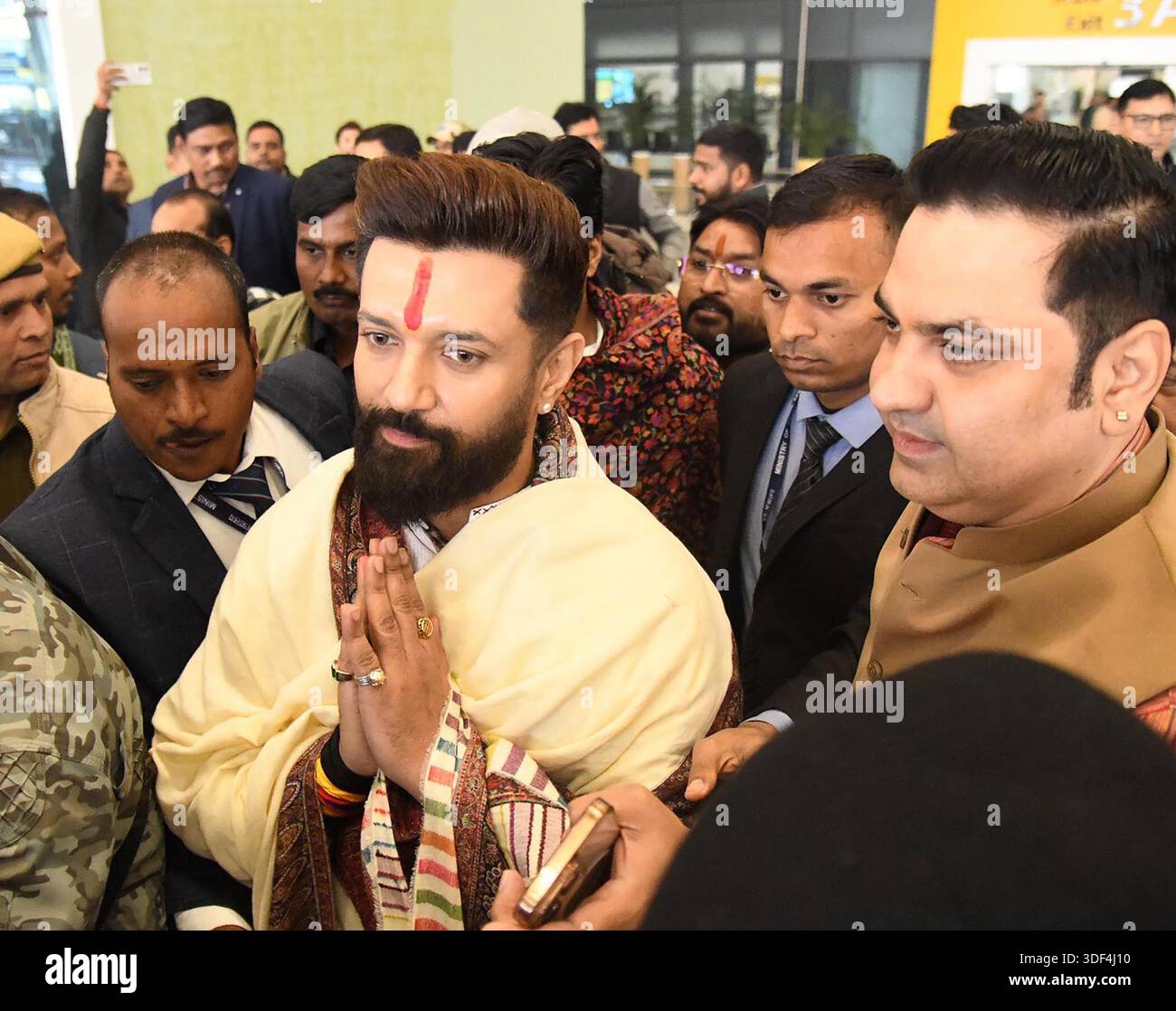 PATNA, INDIA - JANUARY 10: Union Minister and Lok Janshakti Party ...