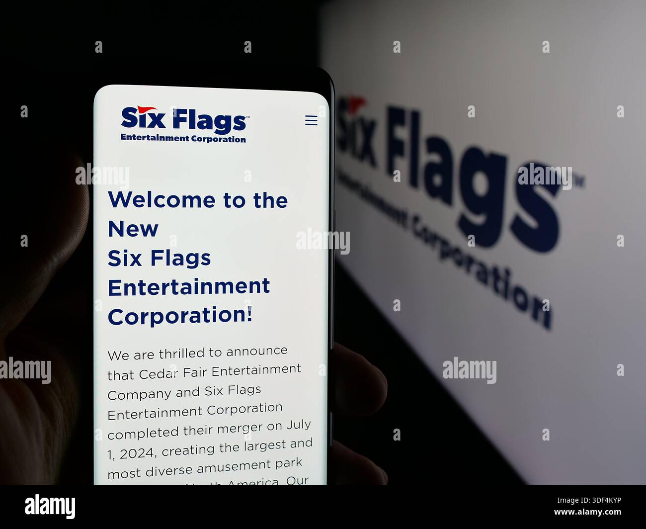 Six flags entertainment corporation hi-res stock photography and images ...