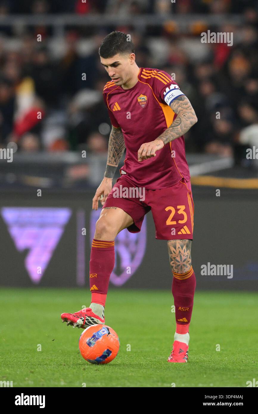 Olimpico Stadium, Rome, Italy - Gianluca Mancini of AS Roma during ...
