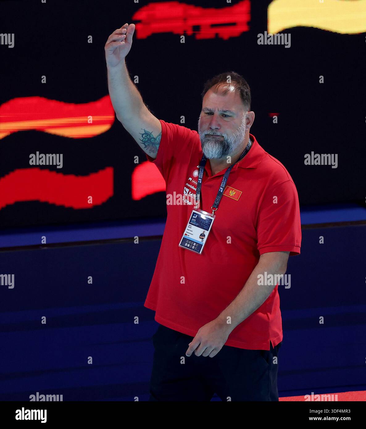 Belgrade, Serbia. 10th Jan, 2026. Montenegro's head coach Dejan Savic ...