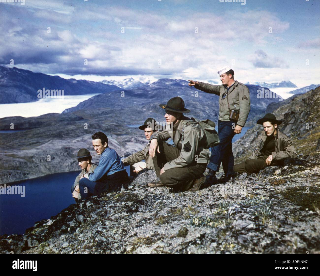 American soldiers in greenland during world war ii hi-res stock ...