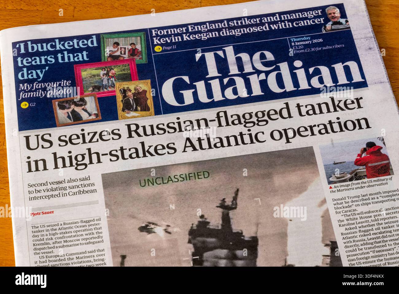 Us seizes russian flagged tanker in high stakes atlantic operation hi ...