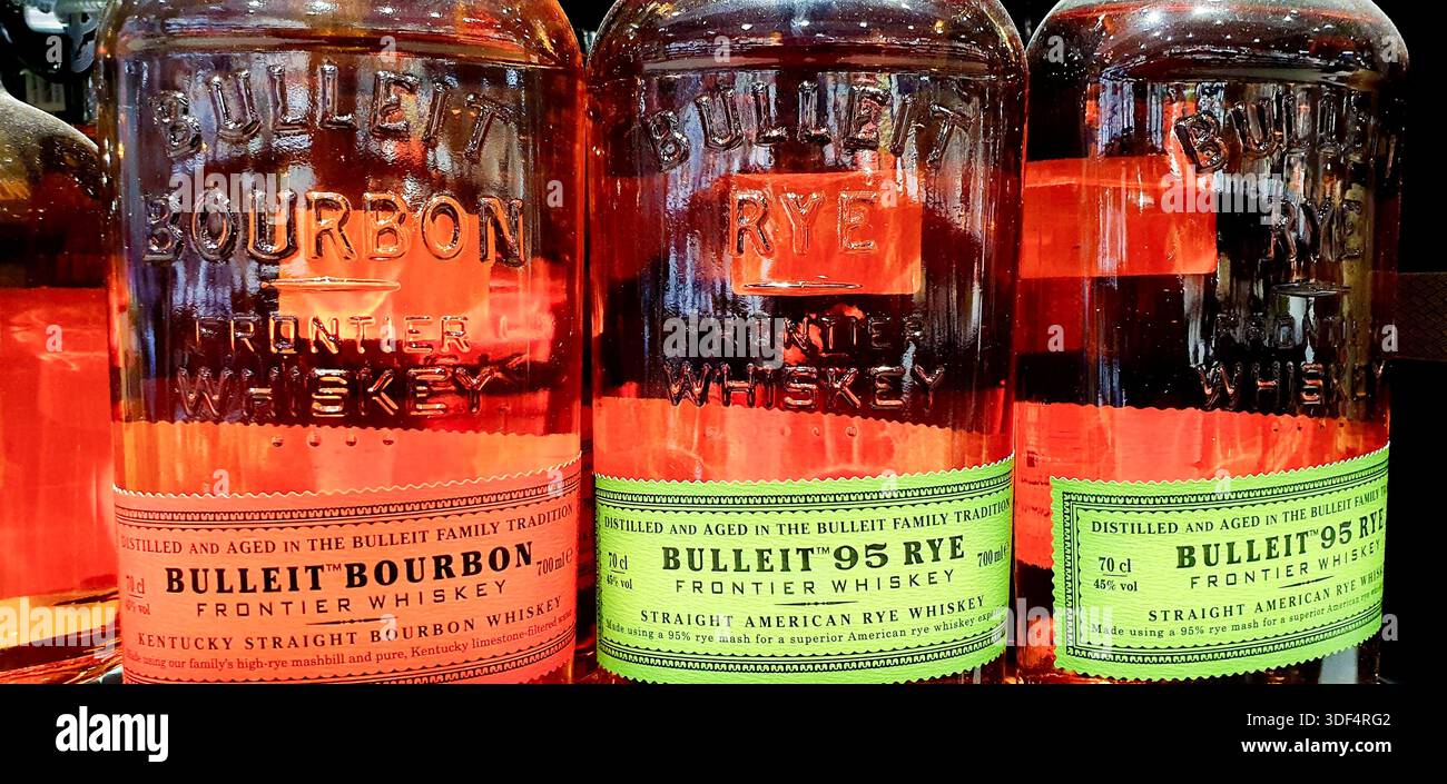 Bulleit Bourbon is a renowned brand of Kentucky Straight Bourbon ...