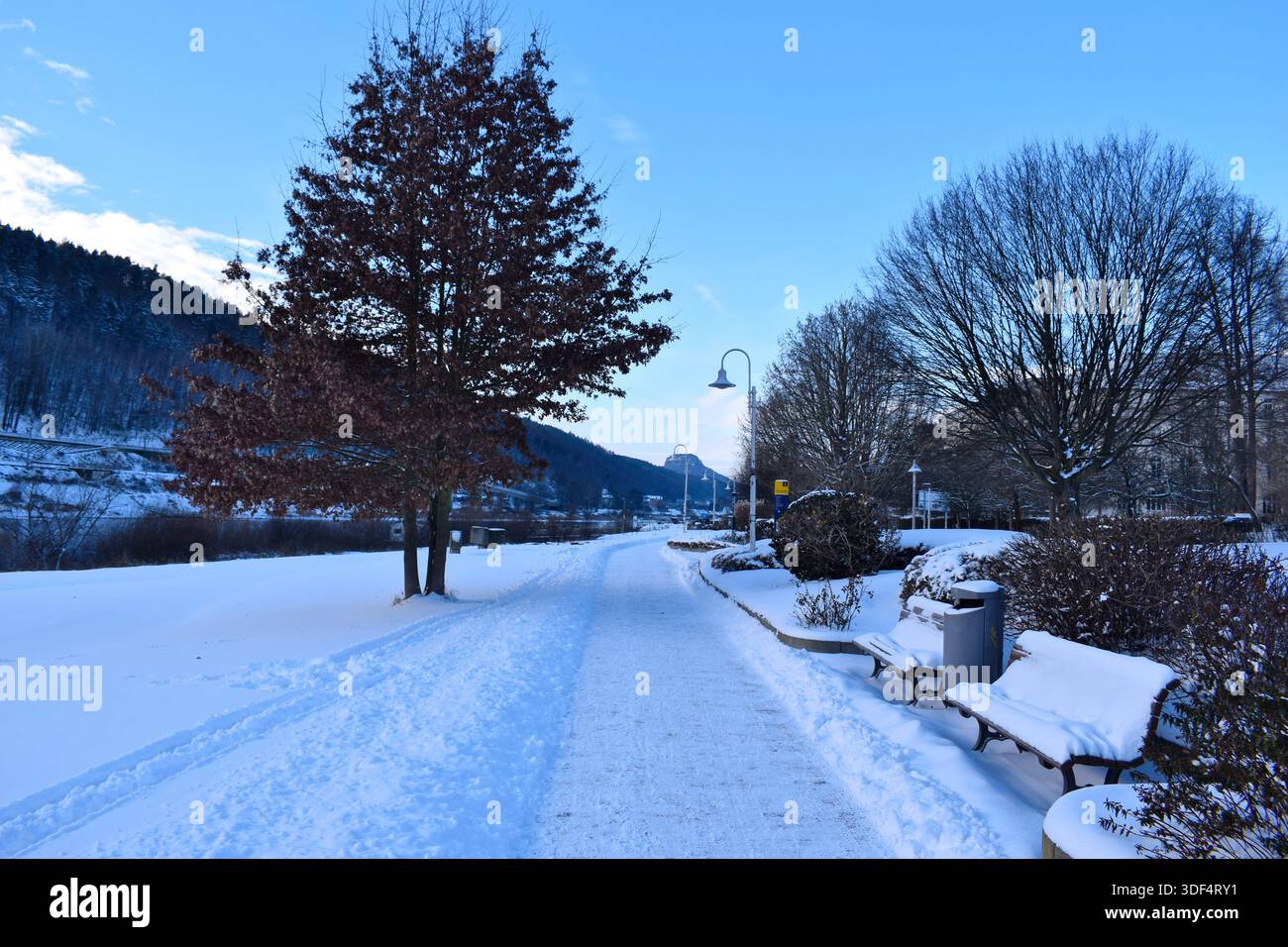 Bad schandau winter 2025 hochwinter 40 cm schnee hi-res stock ...
