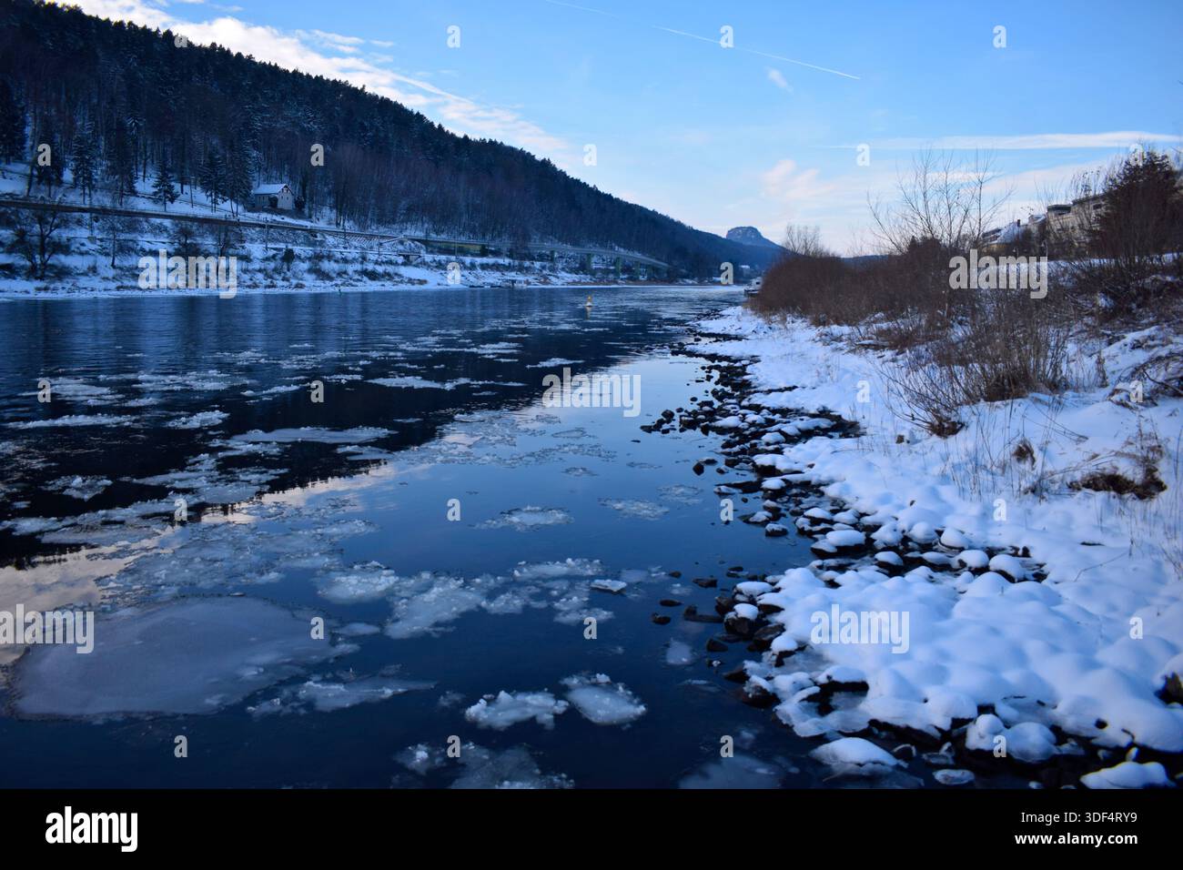 Bad schandau winter 2025 hochwinter 40 cm schnee hi-res stock ...