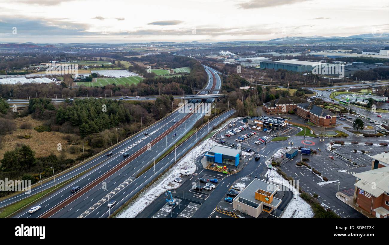 Dechmont interchange hi-res stock photography and images - Alamy
