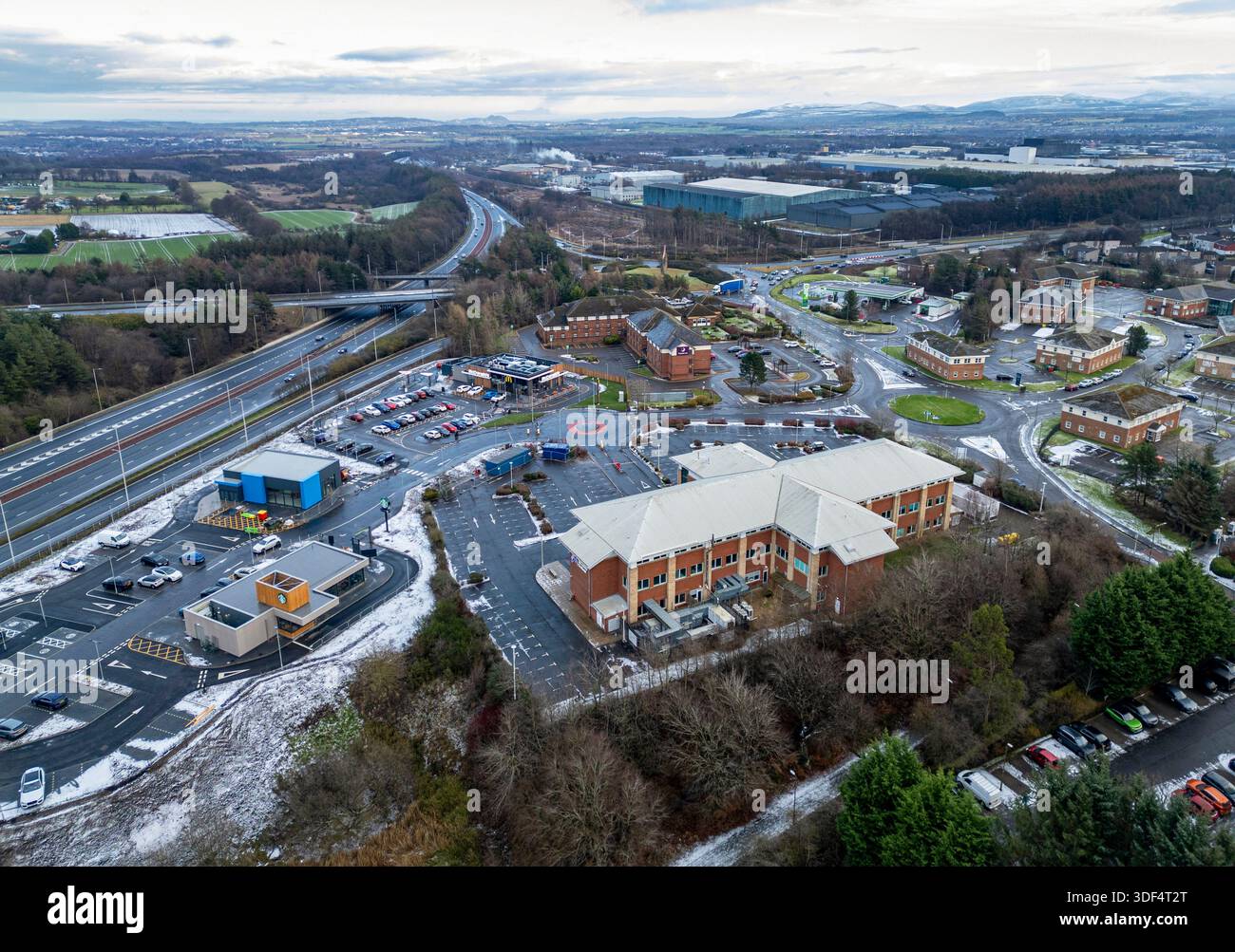 Dechmont interchange hi-res stock photography and images - Alamy