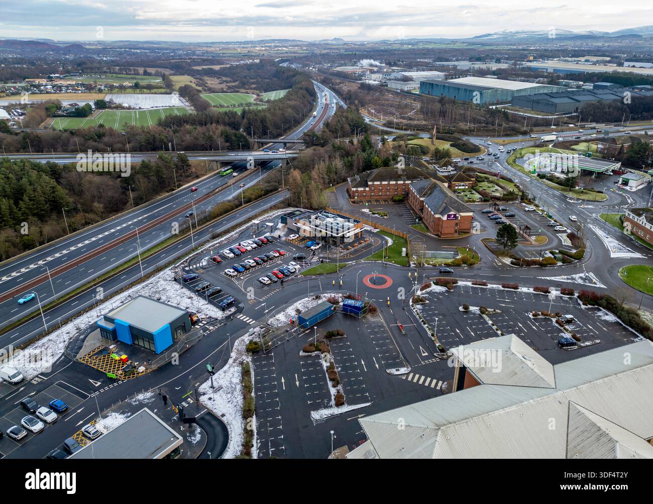 Dechmont interchange hi-res stock photography and images - Alamy