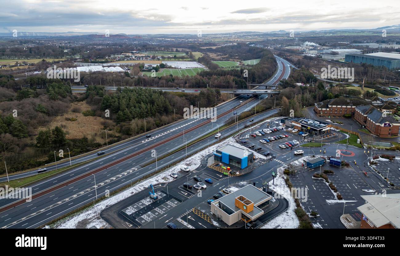 Dechmont interchange hi-res stock photography and images - Alamy