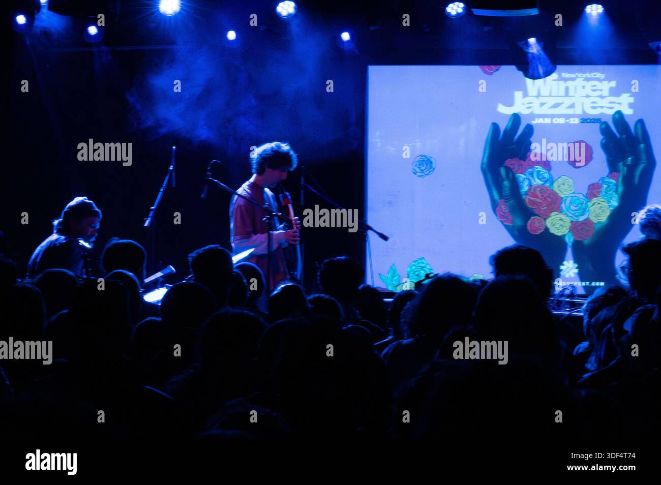 New York, USA, 8th January 2026. Sam Gendel, horns, and Joe Westerlund ...