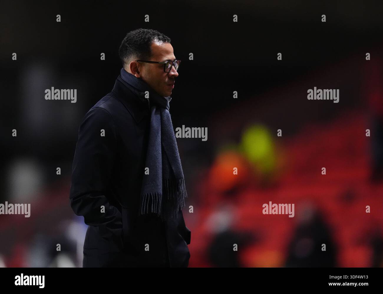 Chelsea manager Liam Rosenior before the Emirates FA Cup third round ...