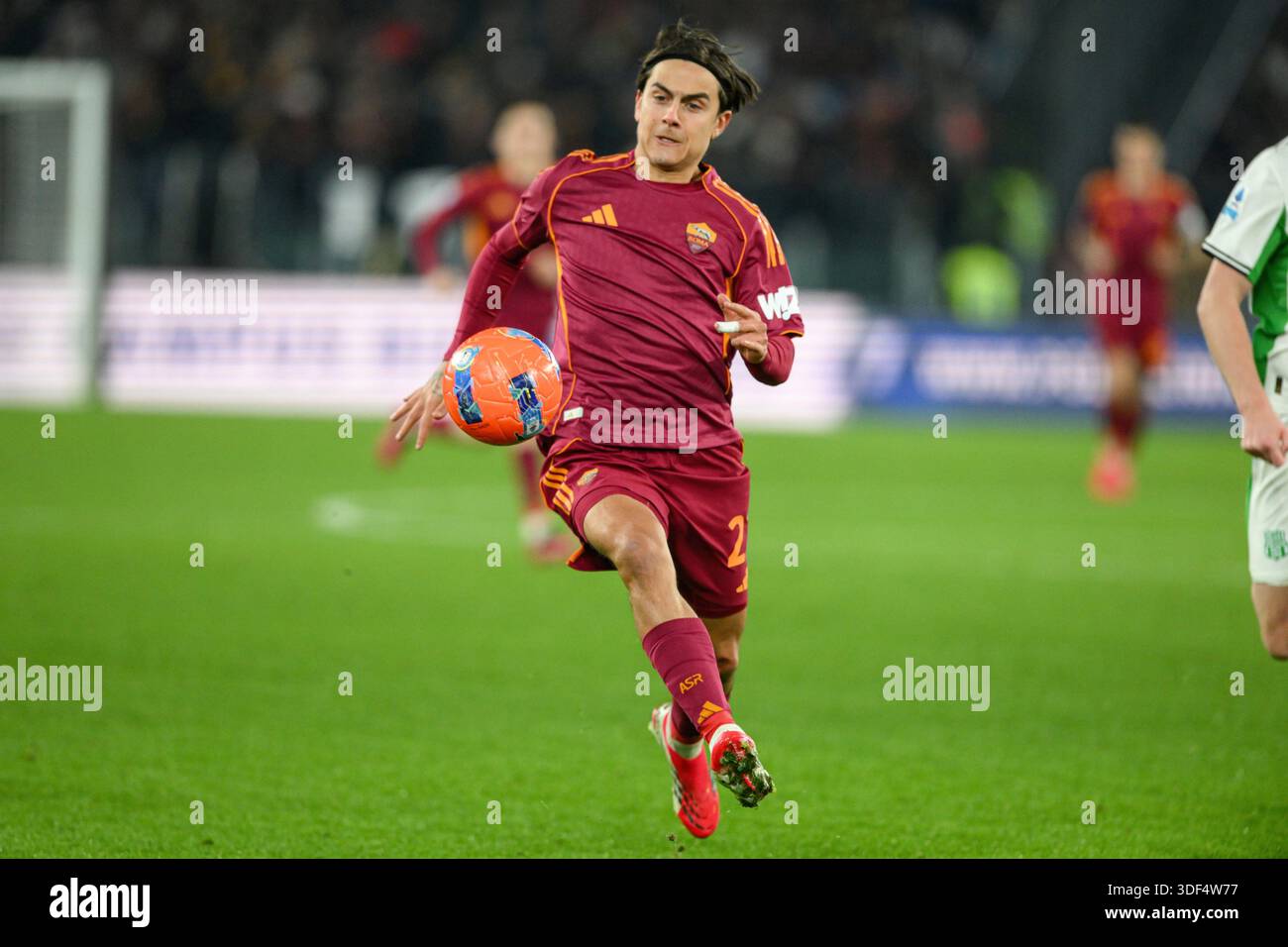 Olimpico Stadium, Rome, Italy - Paulo Dybala of AS Roma runs with the ...