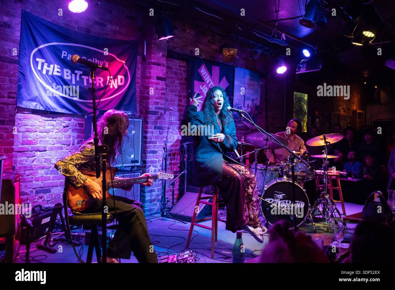 Gildaa performs with Mathias Durand on guitar and Arnaud Dolmen on ...