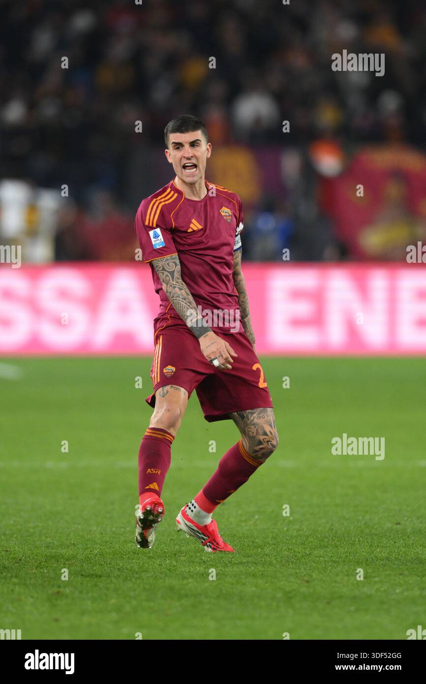 Olimpico Stadium, Rome, Italy - Gianluca Mancini of AS Roma during ...