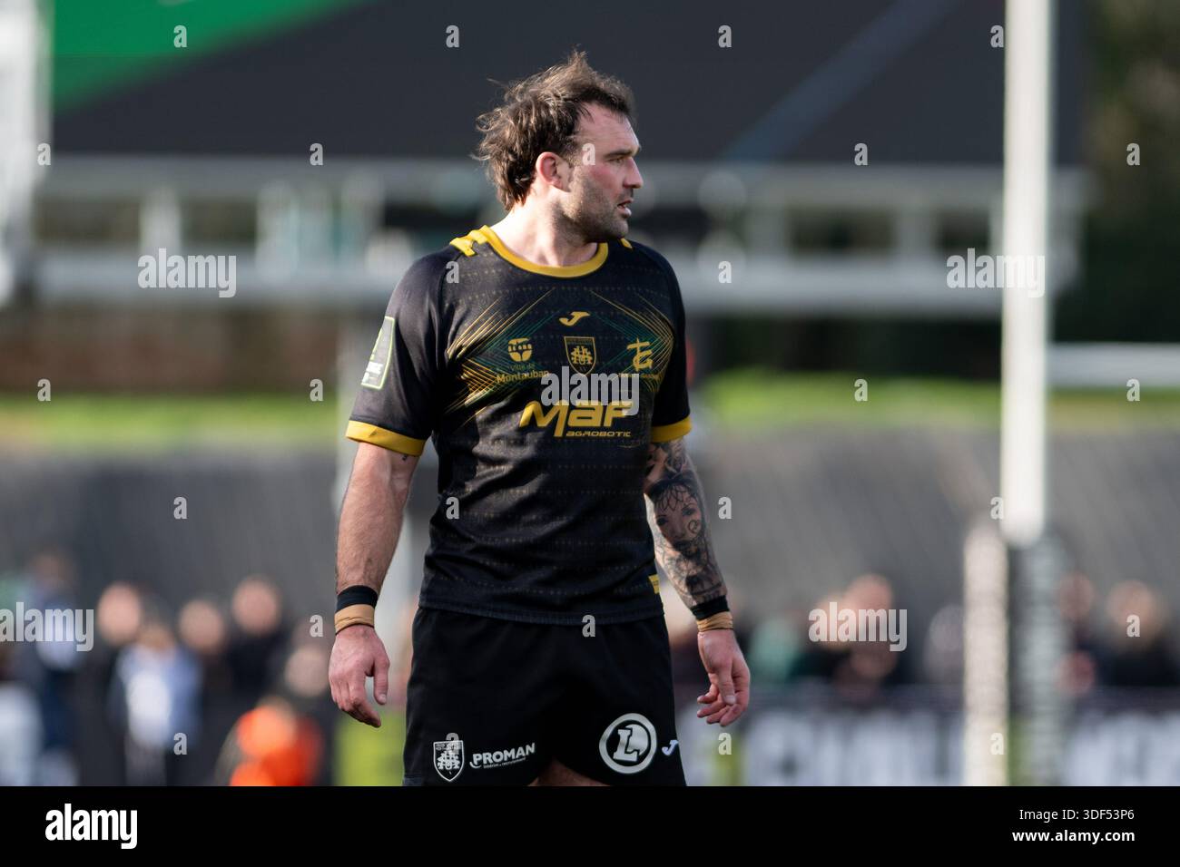 Lewis Bean of Montauban during the Challenge Cup match between ...