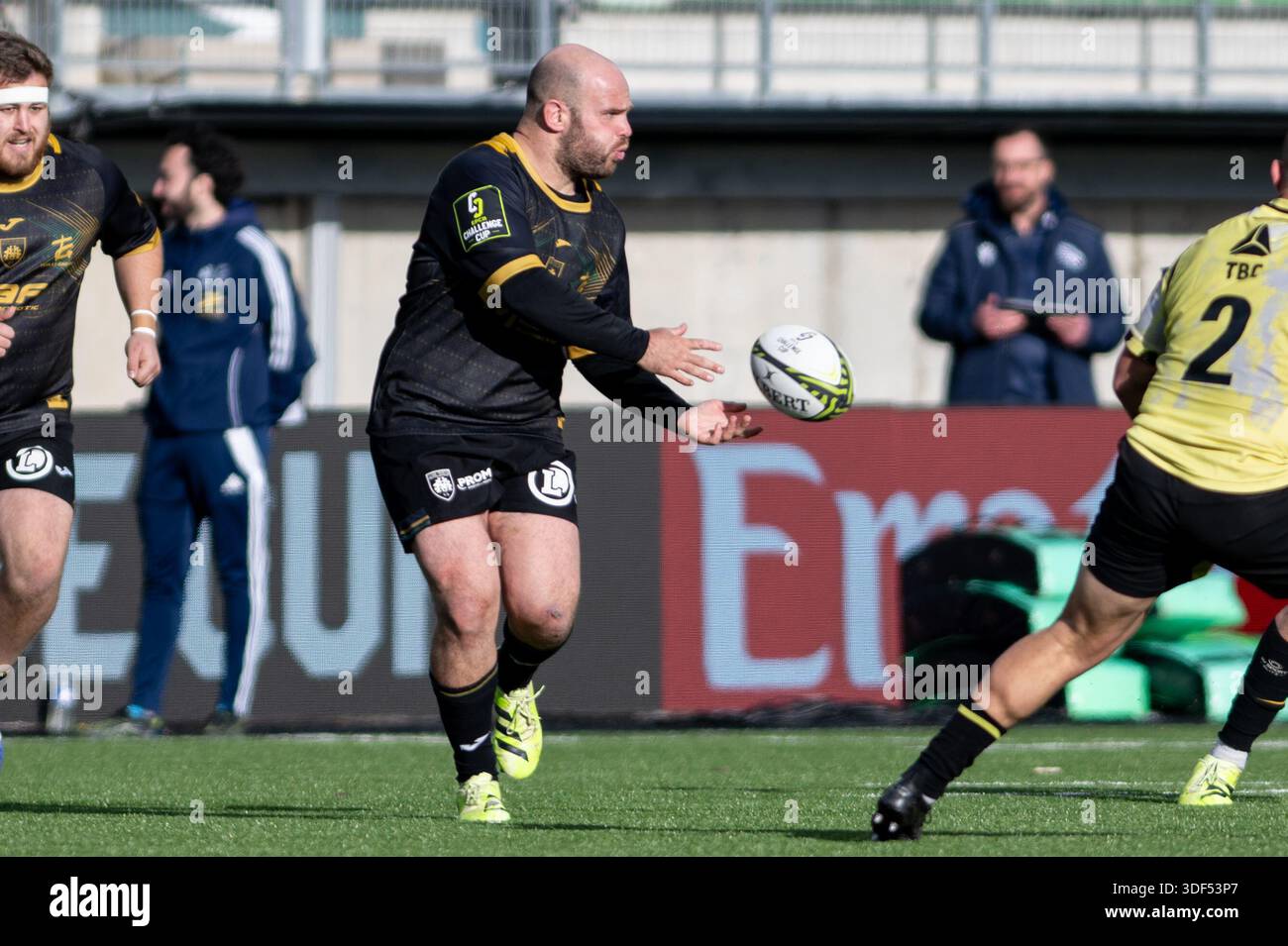 Kevin Firmin of Montauban during the Challenge Cup match between ...