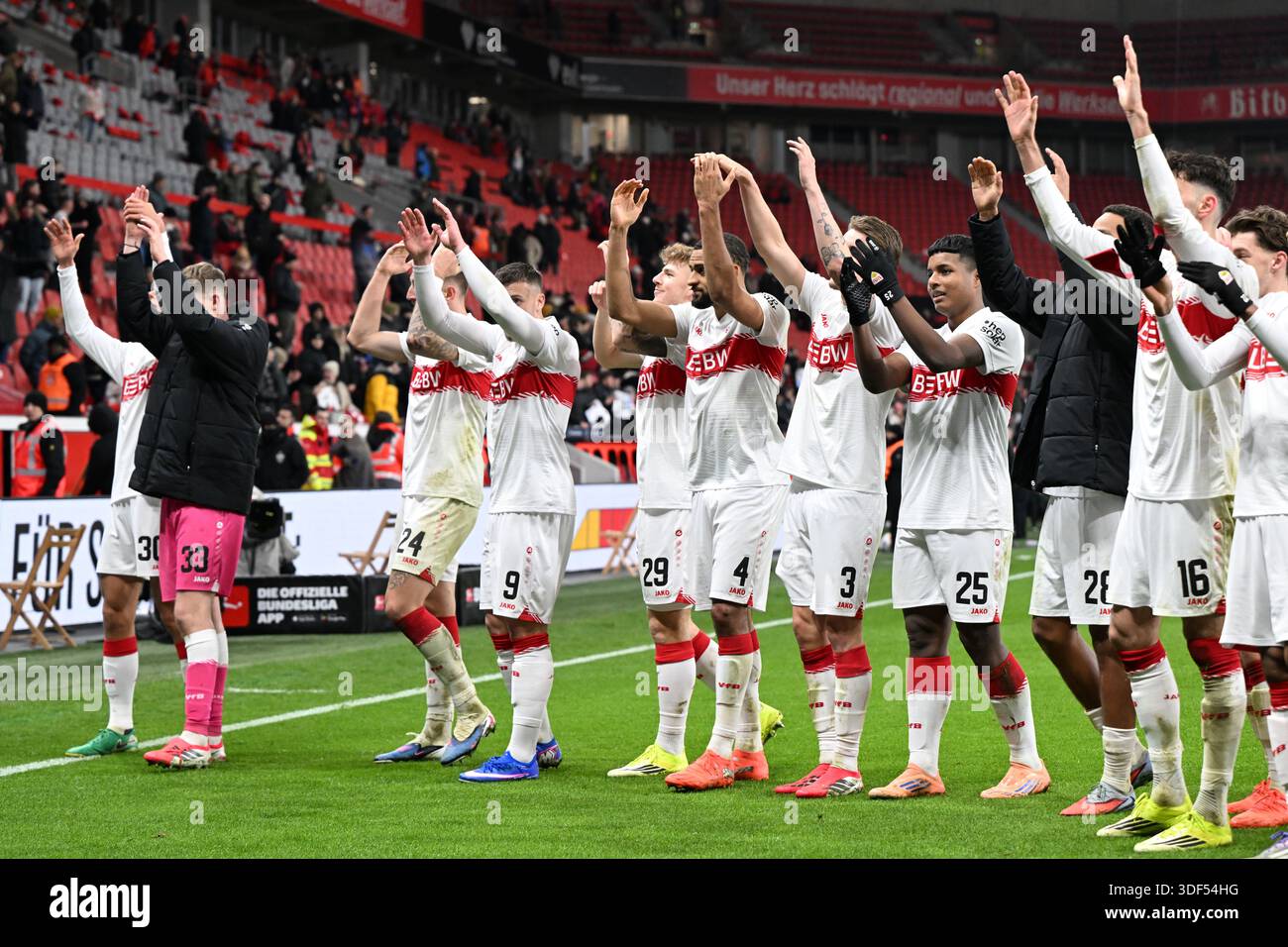 Leverkusen, Germany. 10th Jan, 2026. Soccer: Bundesliga, Bayer ...