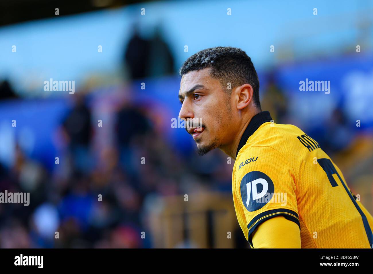 Andre (7 Wolves) in action during the FA Cup football match between ...