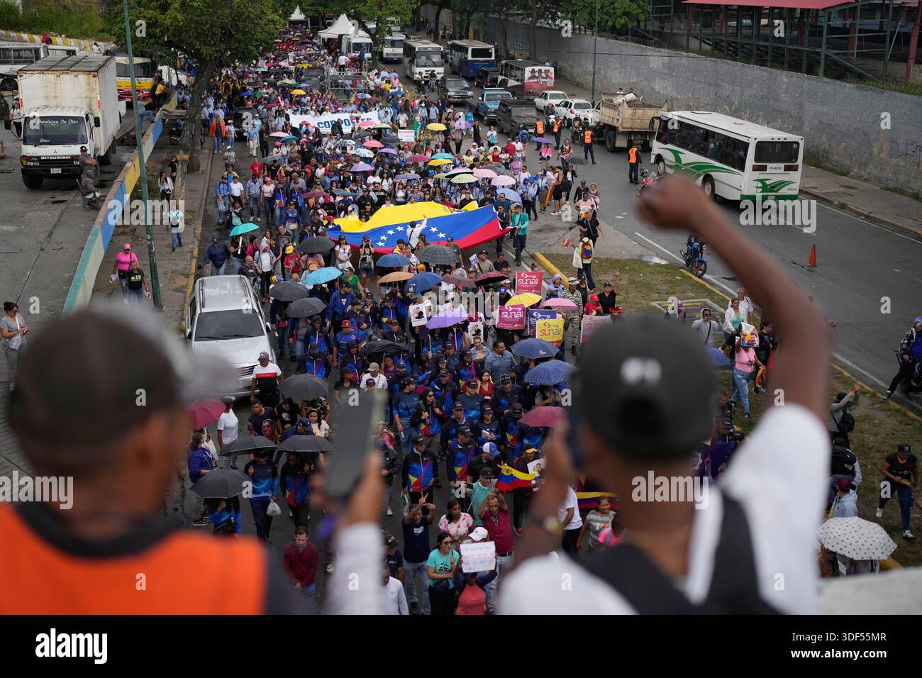 Supporters of former Venezuelan President Nicolas Maduro rally in ...