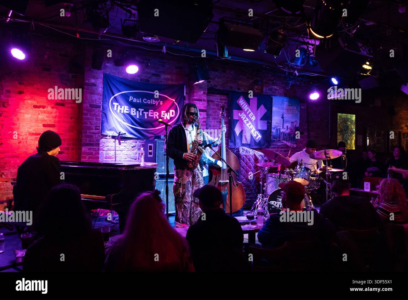 AMG quartet performs during Winter JazzFest Manhattan Marathon at The ...