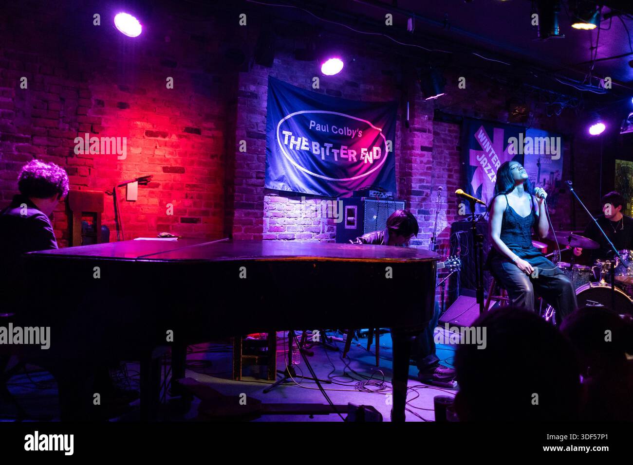 Celia Kameni performs with Dee Huang on guitar, Thibault Gomez on piano ...