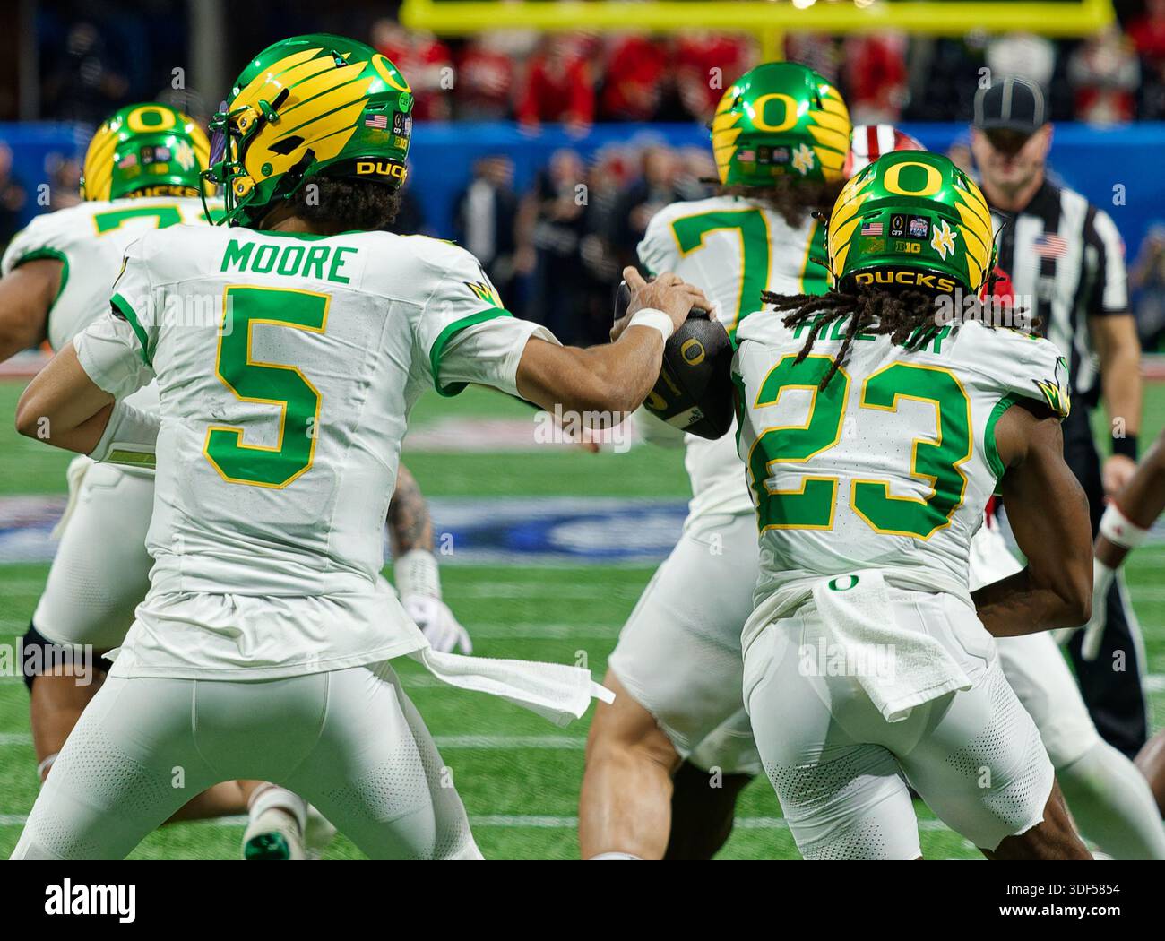 January 9, 2026: This inadvertent contact between Oregon's Dante Moore ...