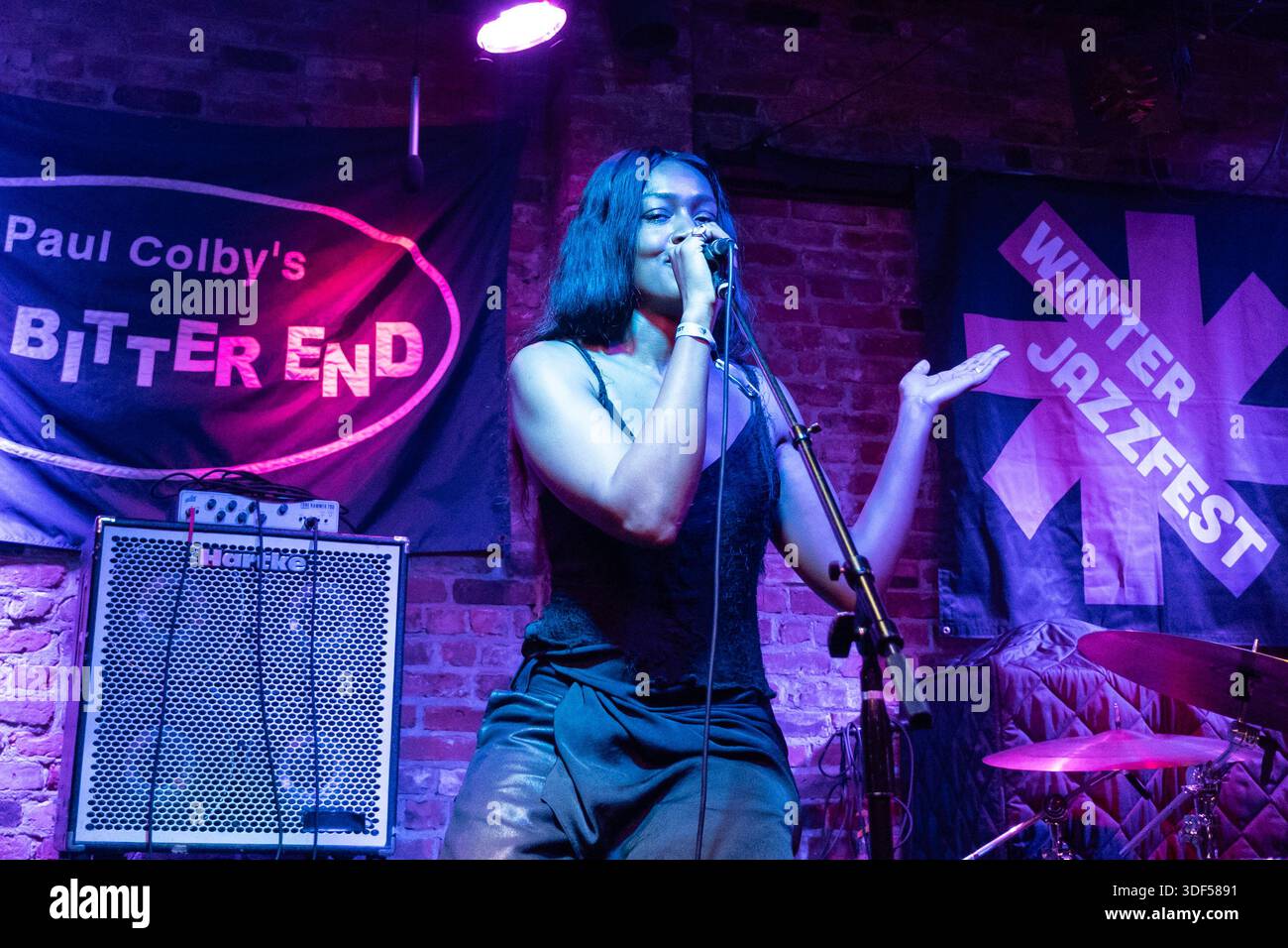 Celia Kameni performs with Dee Huang on guitar, Thibault Gomez on piano ...