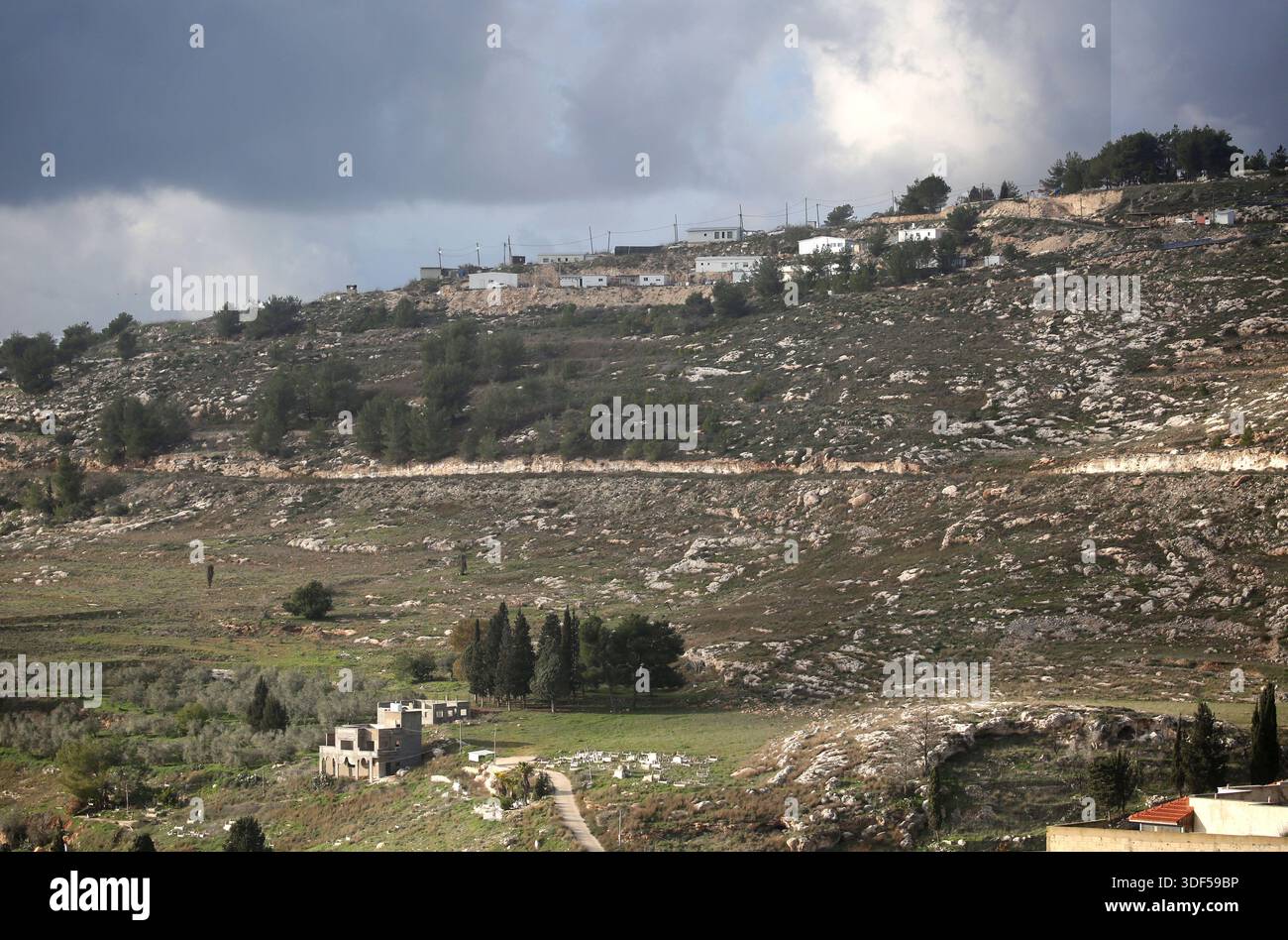 January 10, 2026, Nablus, West Bank, Palestine: Palestinian village of ...