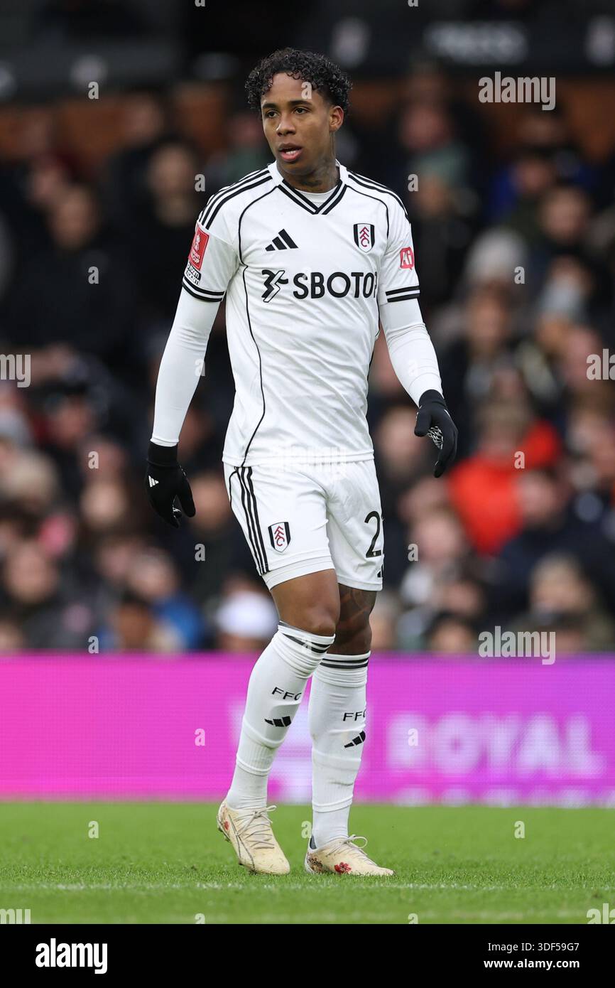 Kevin Santos Lopes De Macedo of Fulham during the Emirates FA Cup Third ...