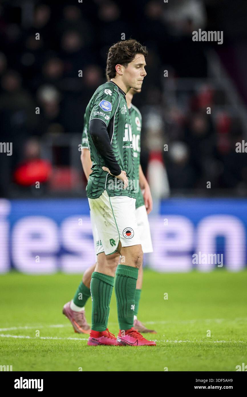EINDHOVEN - Simon Janssen of sbv Excelsior during the Dutch Eredivisie ...