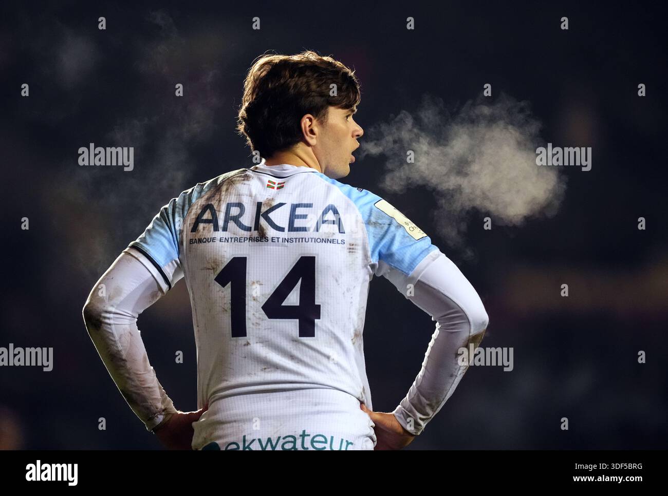 Bayonne’s Gabriel Lapegue during the Investec Champions Cup match at ...