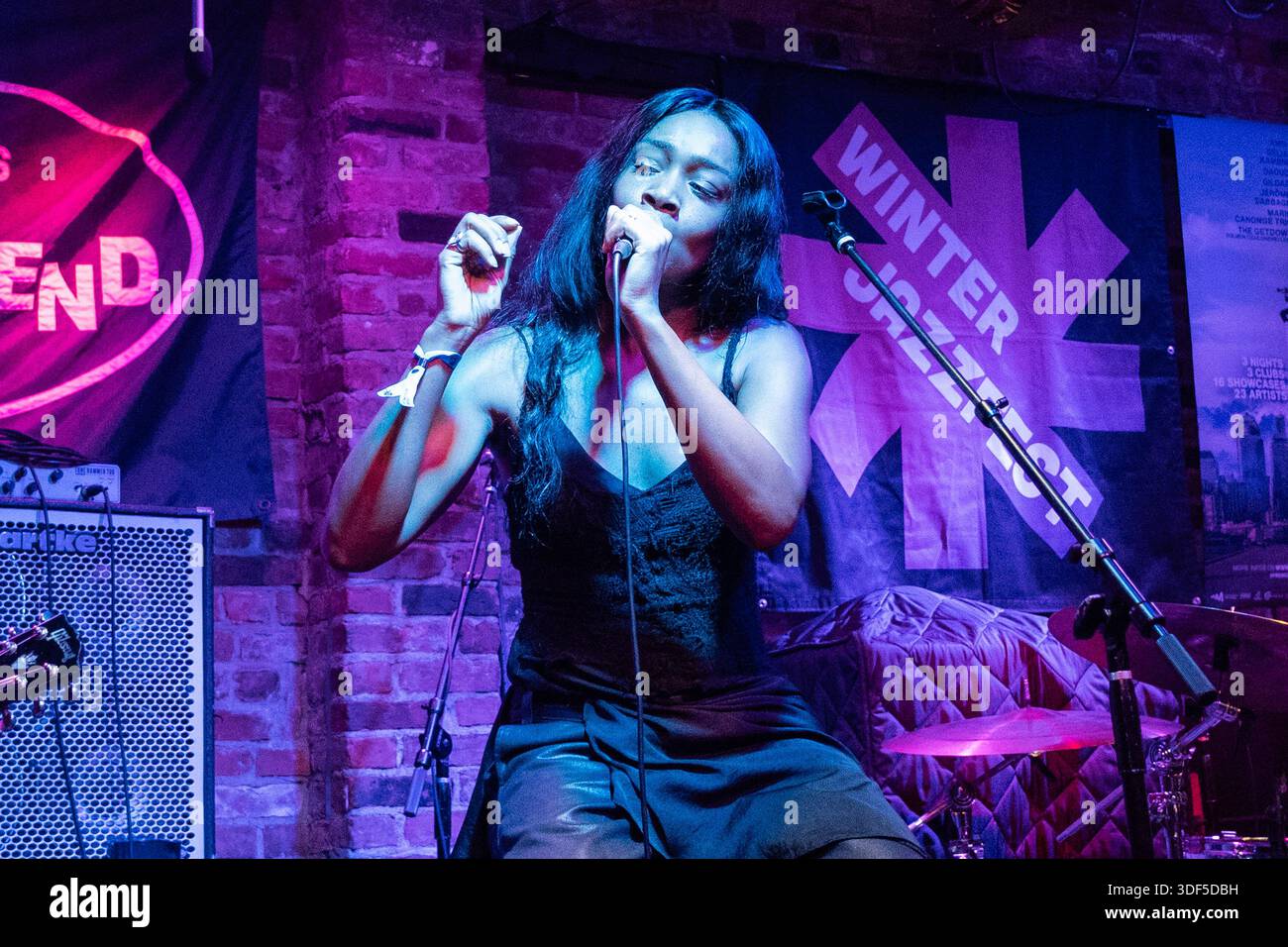 Celia Kameni performs with Dee Huang on guitar, Thibault Gomez on piano ...