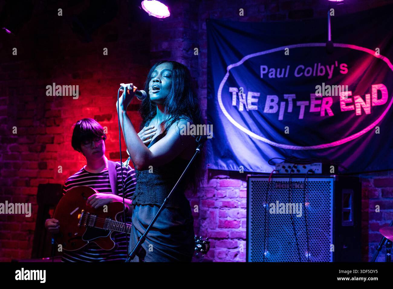 Celia Kameni performs with Dee Huang on guitar, Thibault Gomez on piano ...