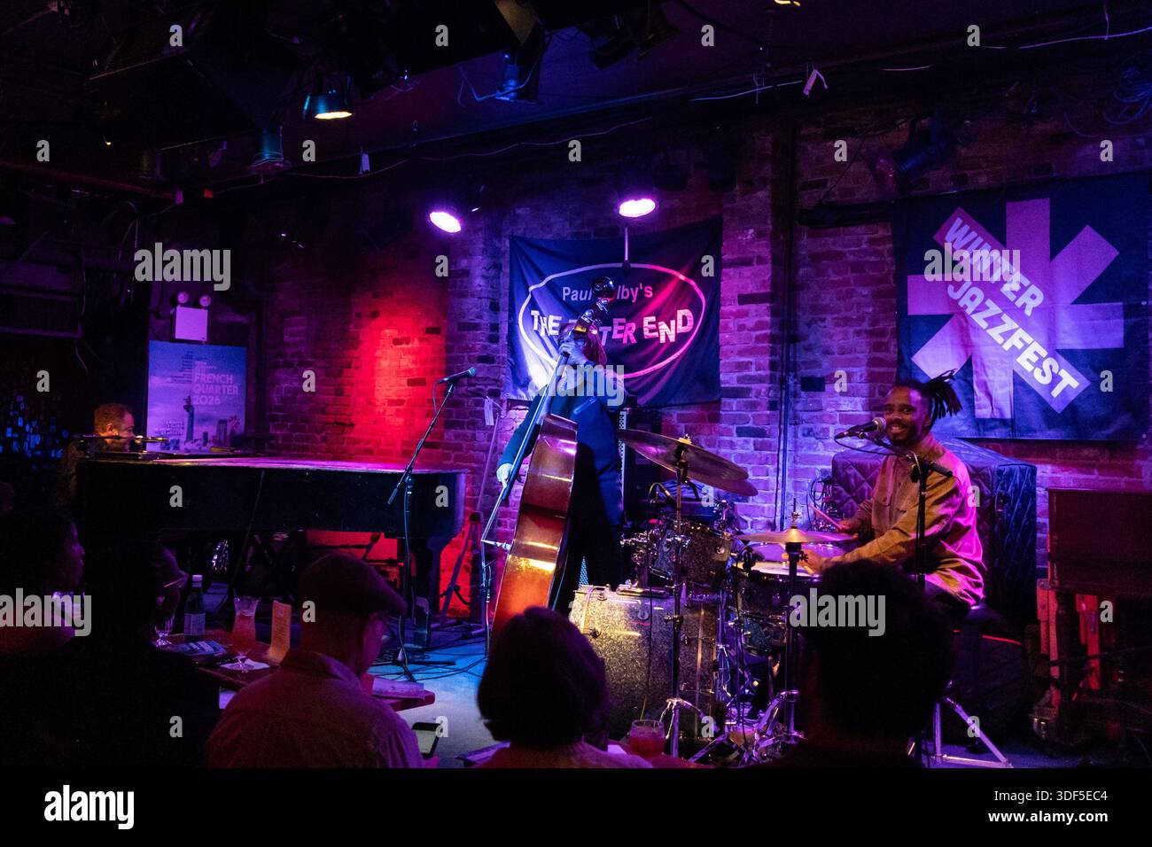 Mario Canonge trio with Michel Alito on double bass and Arnaud Dolmen ...