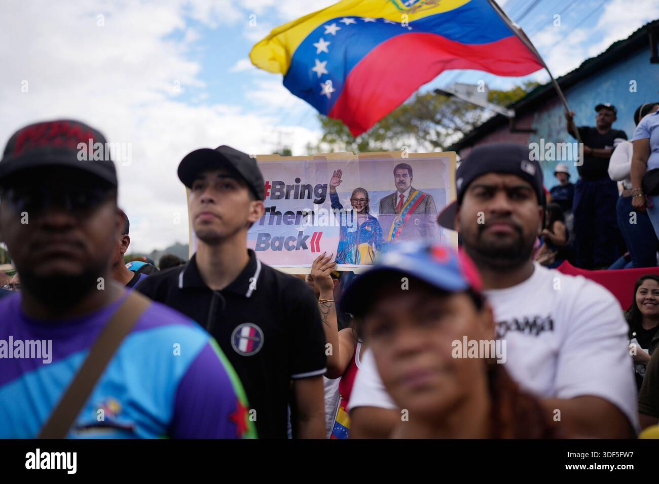 Supporters of former Venezuelan President Nicolas Maduro rally in ...