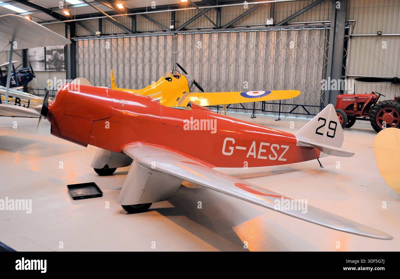 Prototype Chilton Aircraft DW.1 British pre-war racing aircraft; al ...