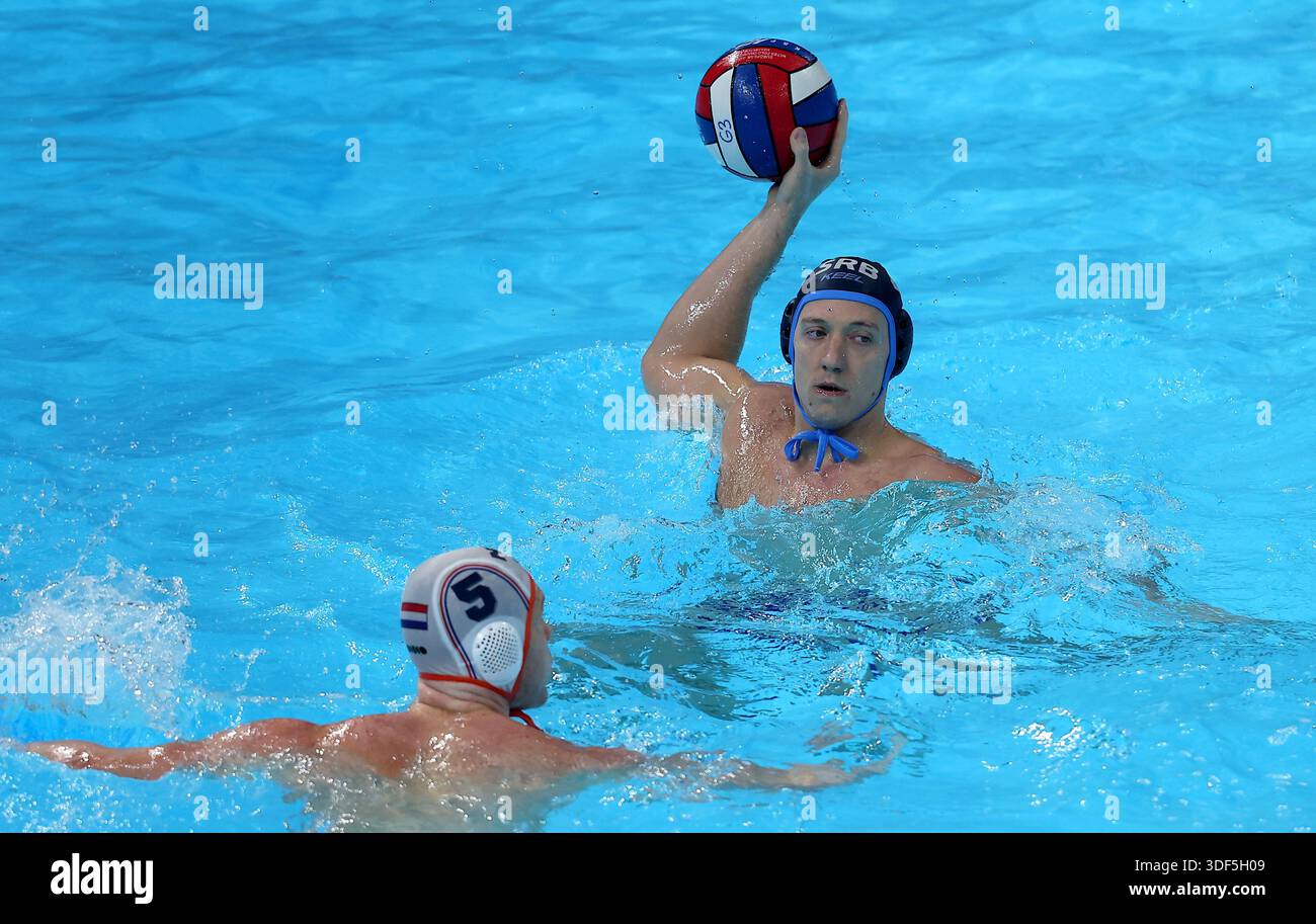 Belgrade, Serbia. 10th Jan, 2026. Serbia's Sava Randjelovic during ...