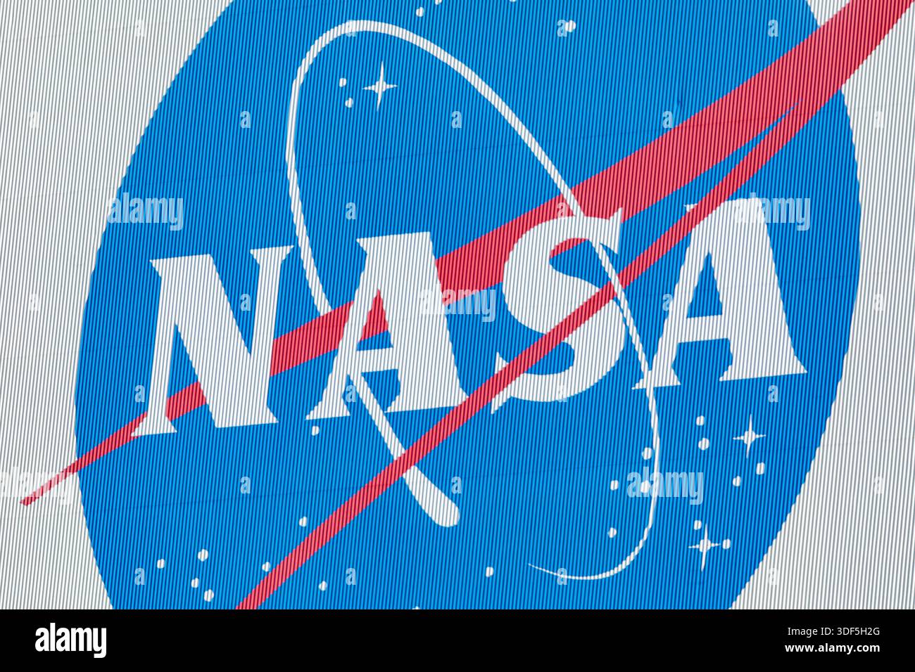 Stock photo is of NASA behemoth uncrewed Artemis 1 rocket & MLP on ...