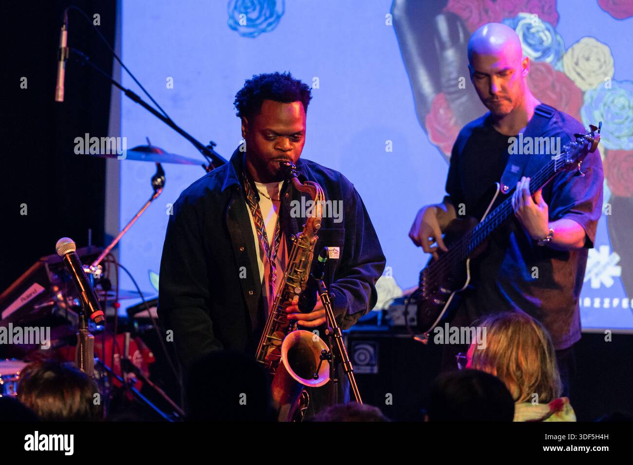 Takuya Kuroda performs with his band during Winter JazzFest Manhattan ...