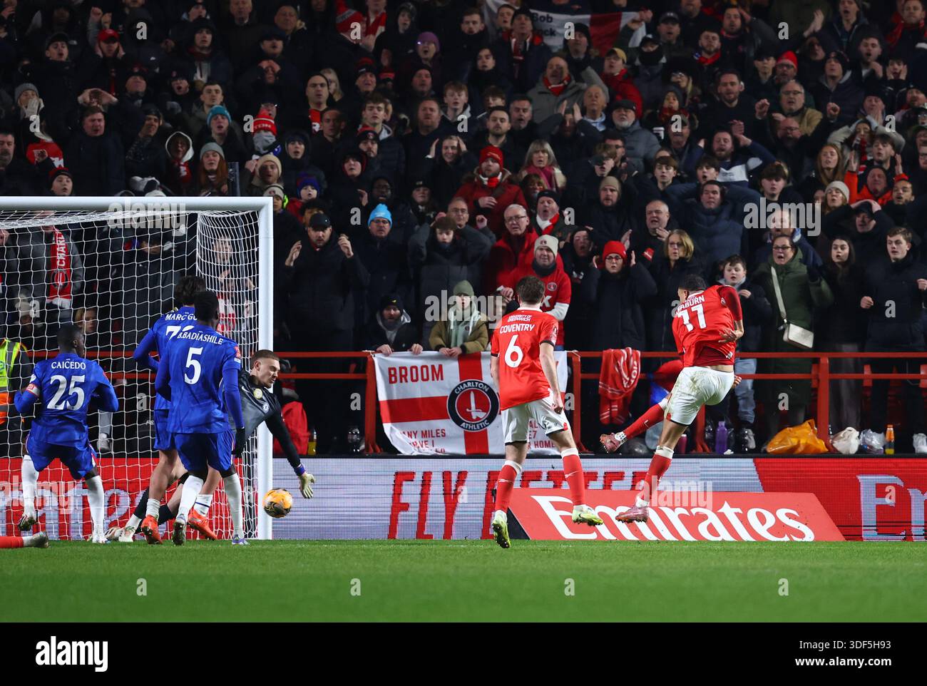 London, England, 10th January 2026. Miles Leaburn of Cahrlton Athletic ...