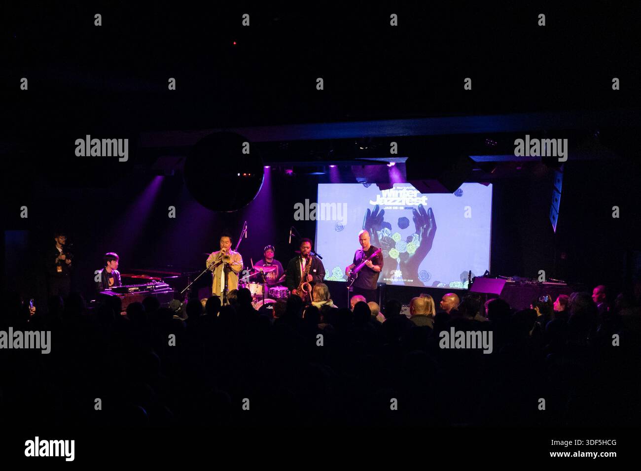 Takuya Kuroda performs with his band during Winter JazzFest Manhattan ...