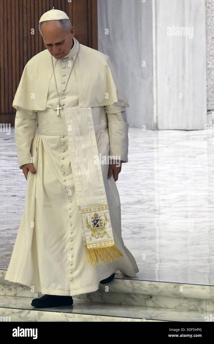 **NO LIBRI** Italy, Rome, Vatican, 2026/1/ 10 Pope Leo XIV meets with ...