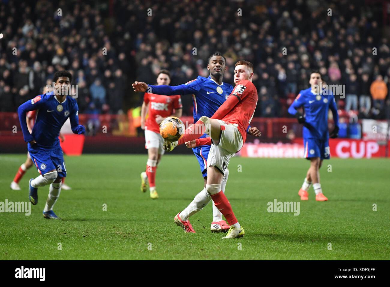 London, England. 10th Jan 2026. Sonny Carey and Jorrel Hato during the ...