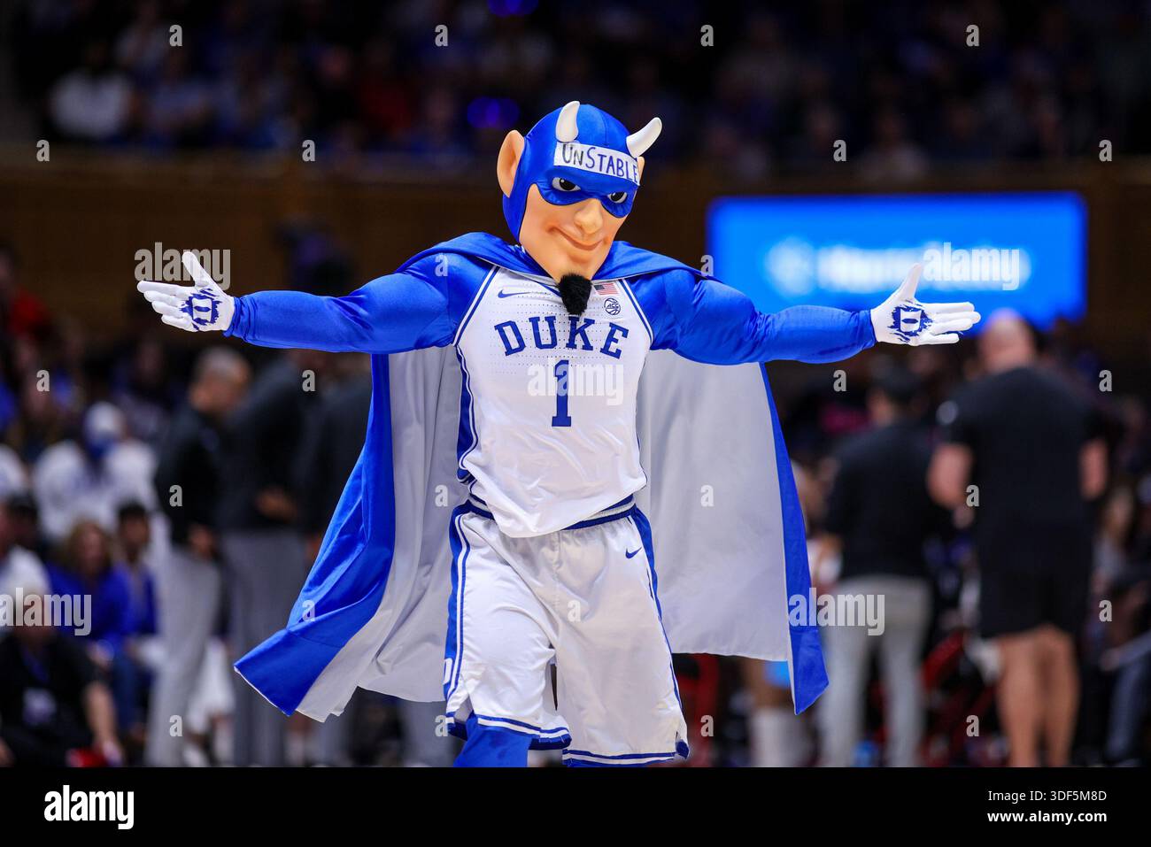 January 10, 2026, Durham, North Carolina, USA: DUKE BLUE DEVILS MASCOT ...